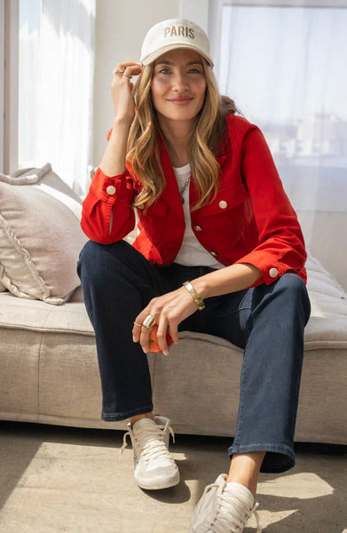 PETITE PEPLUM JACKET WITH TAB DETAIL – LIVERPOOL LOS ANGELES